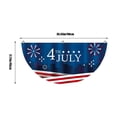 BVEBJDX Independence Day Decorative Fan-Shaped Flag Polyester Printing ...