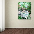 Trademark Fine Art 'Rose Garden Tea' Canvas Art by Susan Rios - Walmart.com