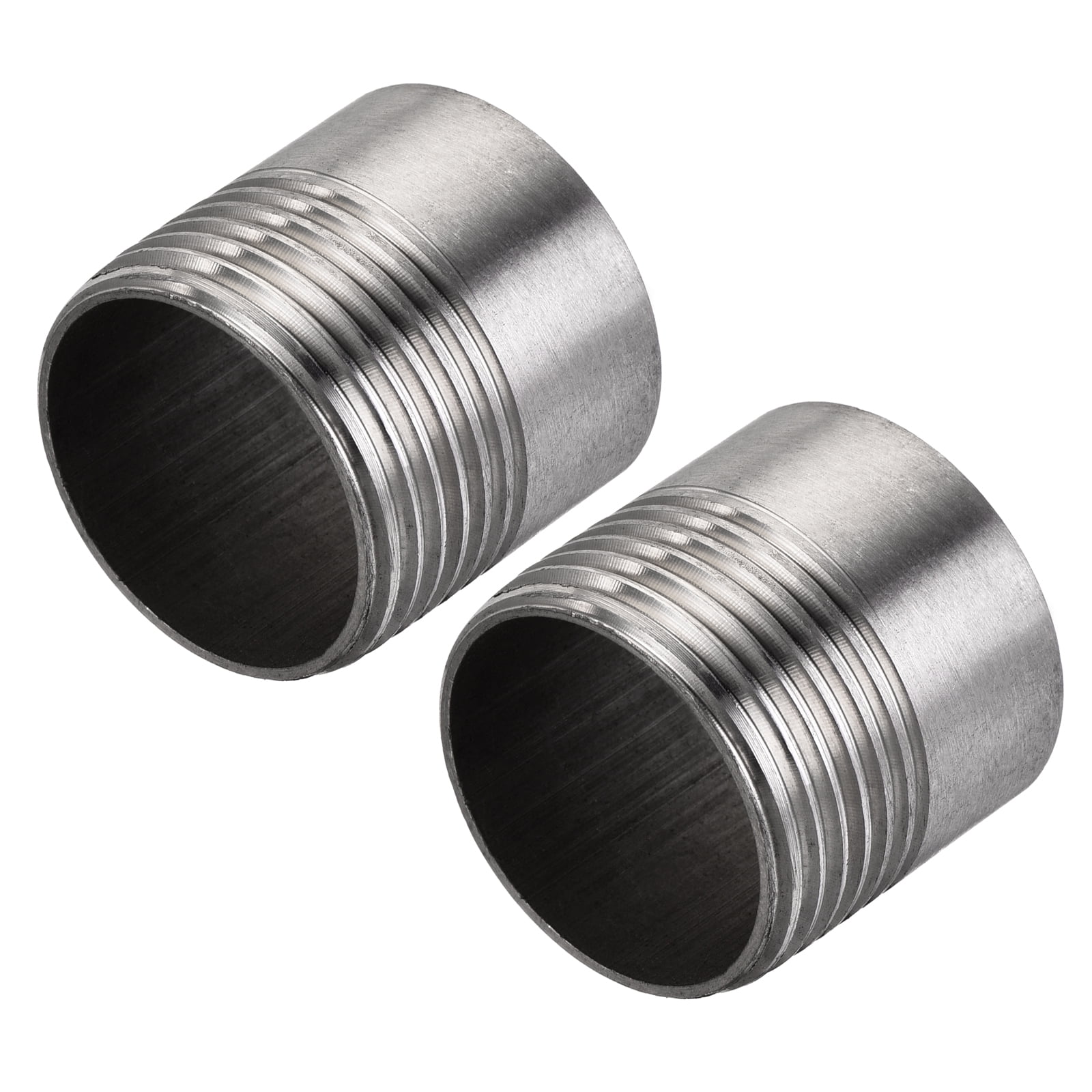 Uxcell 304 Stainless Steel G1 Male Half Threaded Weldable Weld Coupling ...