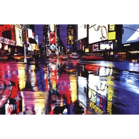 Times Square Colors Laminated Poster (36 x 24) | Walmart Canada