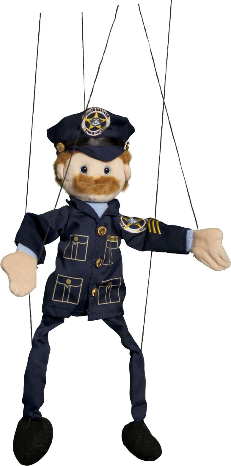 Sunny Toys WB1308 22 In. Dad Policeman, Marionette People Puppet ...