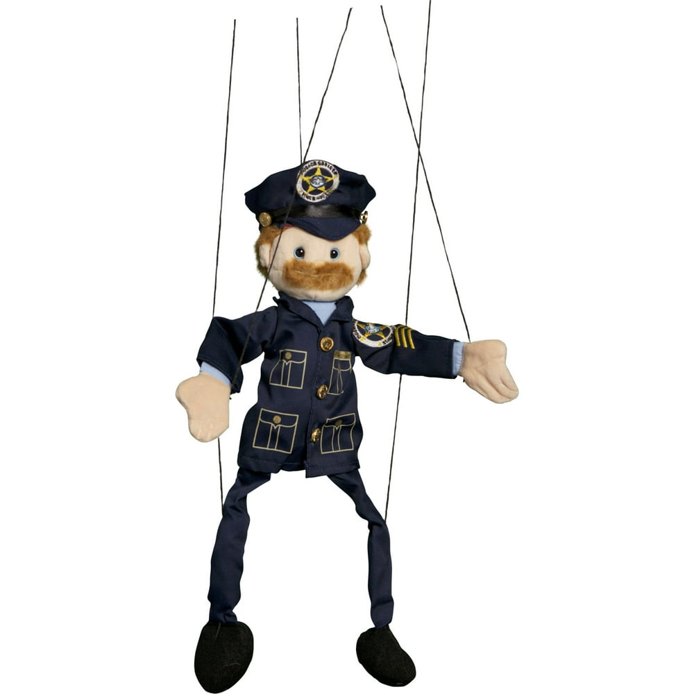 Sunny Toys WB1308 22 In. Dad Policeman, Marionette People Puppet ...
