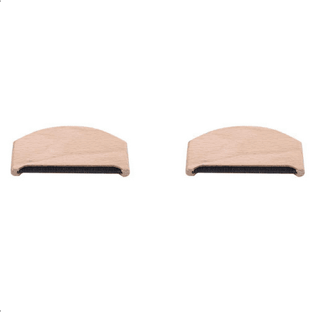 2X Wool Comb Wooden Pilling Fuzz Fabric Lint Remover Clothing Brush ...