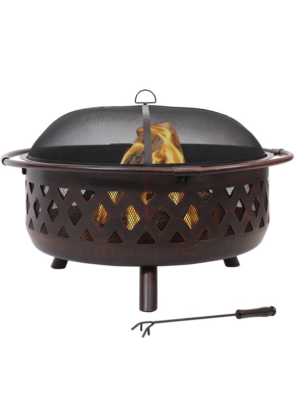 Wood Fire Pits in Fire Pits - Walmart.com