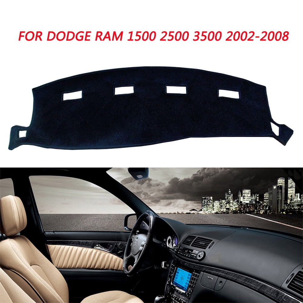 Hex Autoparts Dashboard Dash Cover Mat Black for Dodge Ram 1500 2500 ...
