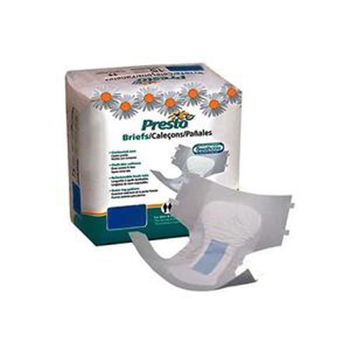 Presto Incontinence Pad, Moderate Absorbency, Regular, 10" Long-Pack of ...