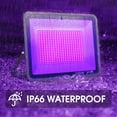 2 packs of 300-watt black light floodlights, outdoor black light ...
