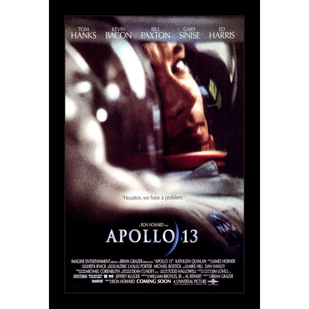 APOLLO 13 - 11x17 Framed Movie Poster - Walmart.com