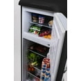Frigidaire 7.5 Cu. Ft. Top Freezer Refrigerator in BLACK, Rounded ...