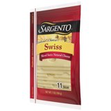 Sargento® Sliced Swiss Natural Cheese, 11 slices - Walmart.com
