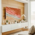 Burnt Orange Ombre Coastal TV Dust Cover,Stretchable TV Screen Desktop ...