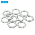 Uxcell M13x1.0 Steel Hex Nuts 10 Pcs Metric Thread Zinc Plated Finished Hardware Nuts Screw Bolt ...