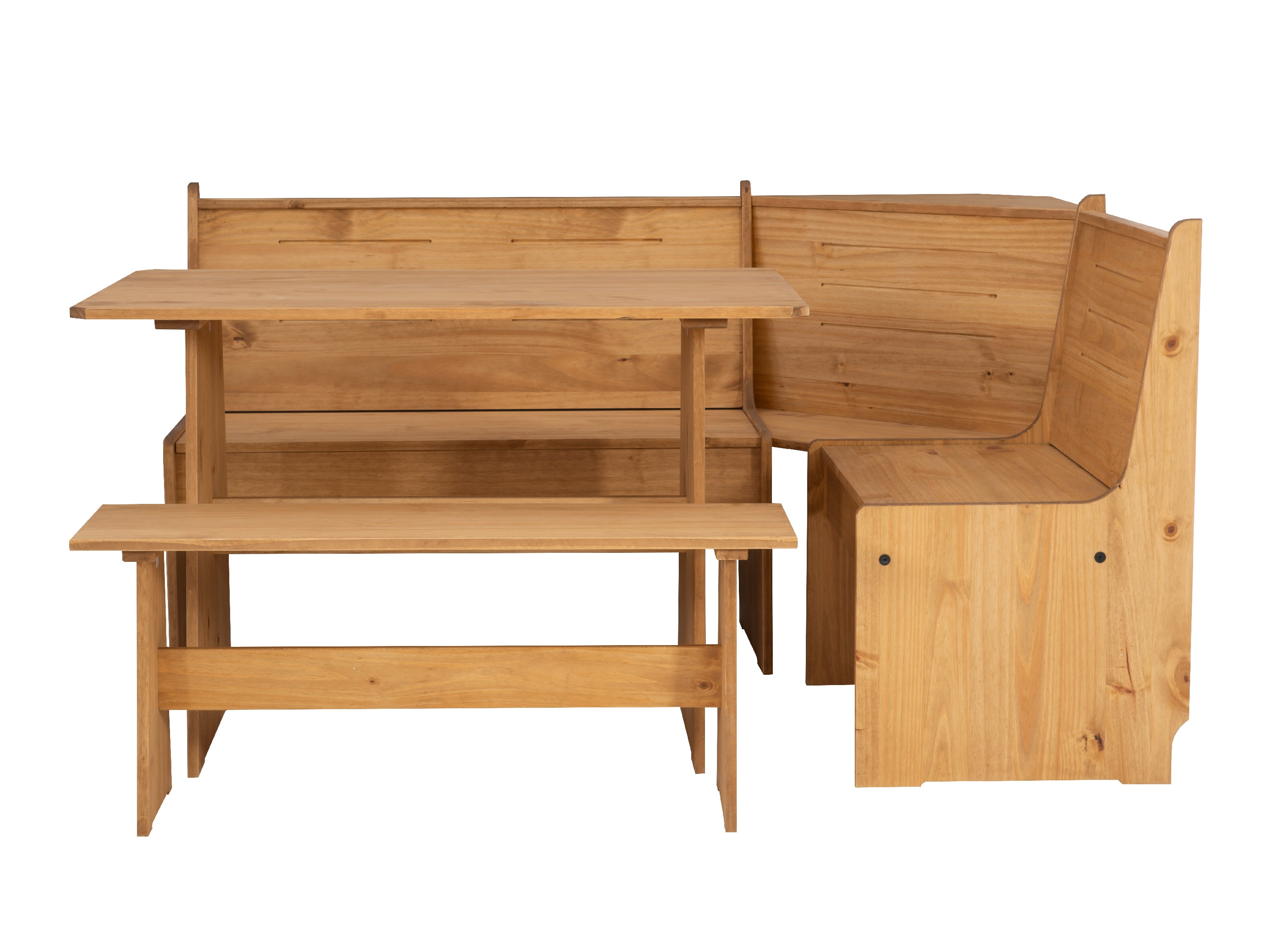 Linon Wickford 3-Piece Coastal Corner Breakfast Nook Philippines | Ubuy