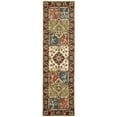 SAFAVIEH Heritage Edin Traditional Wool Area Rug, Multi/Red, 4' x 6 ...