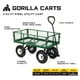 Gorilla Carts GOR400 400-lb. Steel Mesh Garden Cart with 10" Tires - Walmart.com