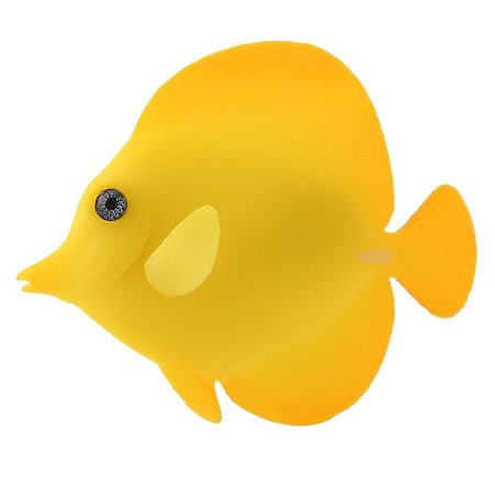 Artificial Silicone Fish For Aquarium Moving Floating Lifelike Fake ...