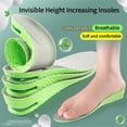 1 Pair Air Cushion Height Increase Insoles Breathable Sweat Insole ...