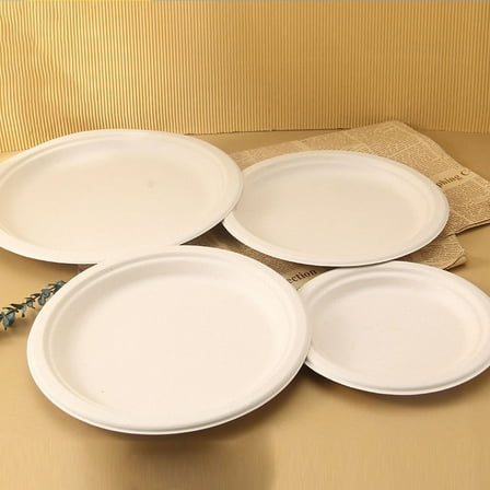 AJM Packaging Green Label Economy Paper Plates 6" Diameter Plate ...