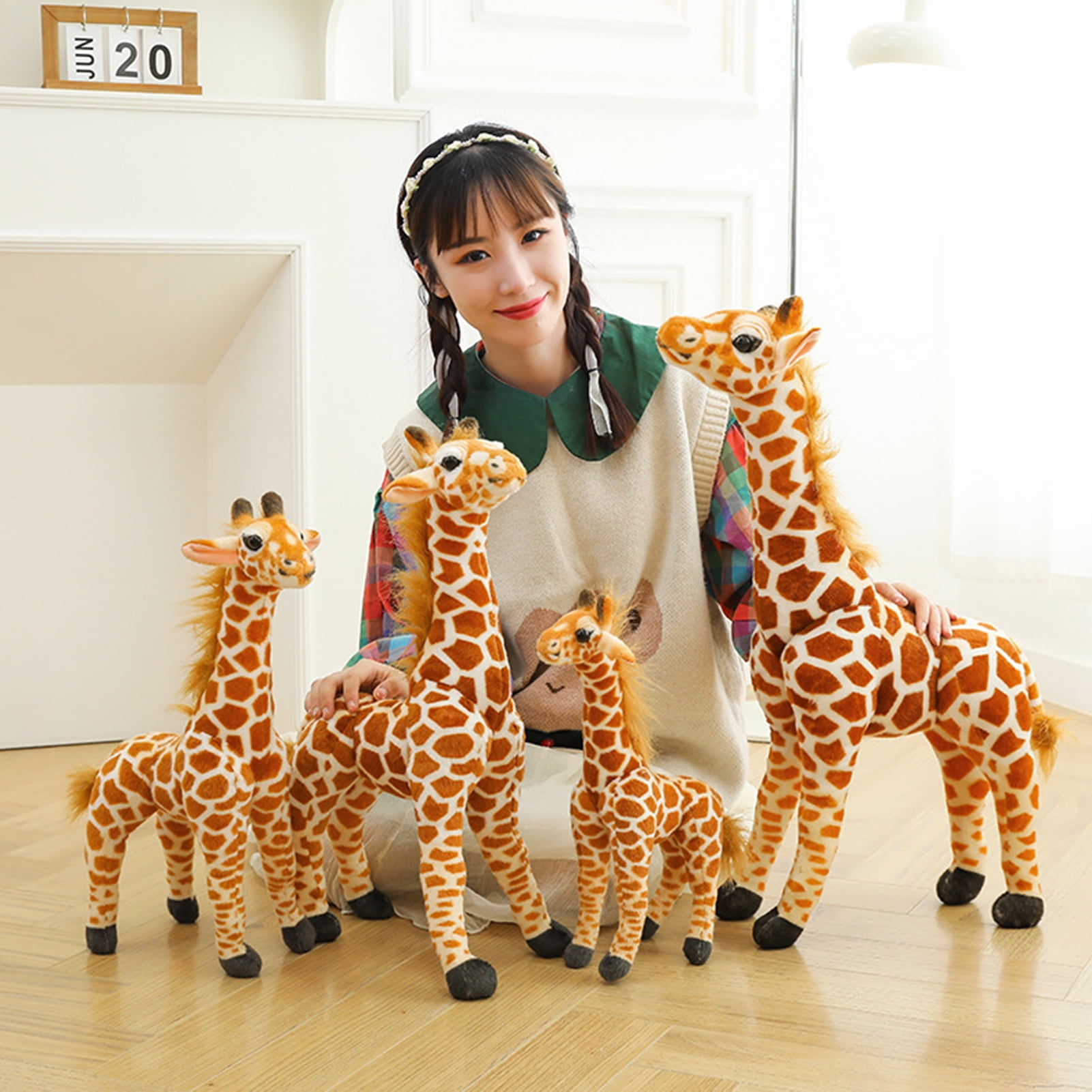 Click here for Unbranded Realistic Giraffe Plush Toy Standing Sof... prices