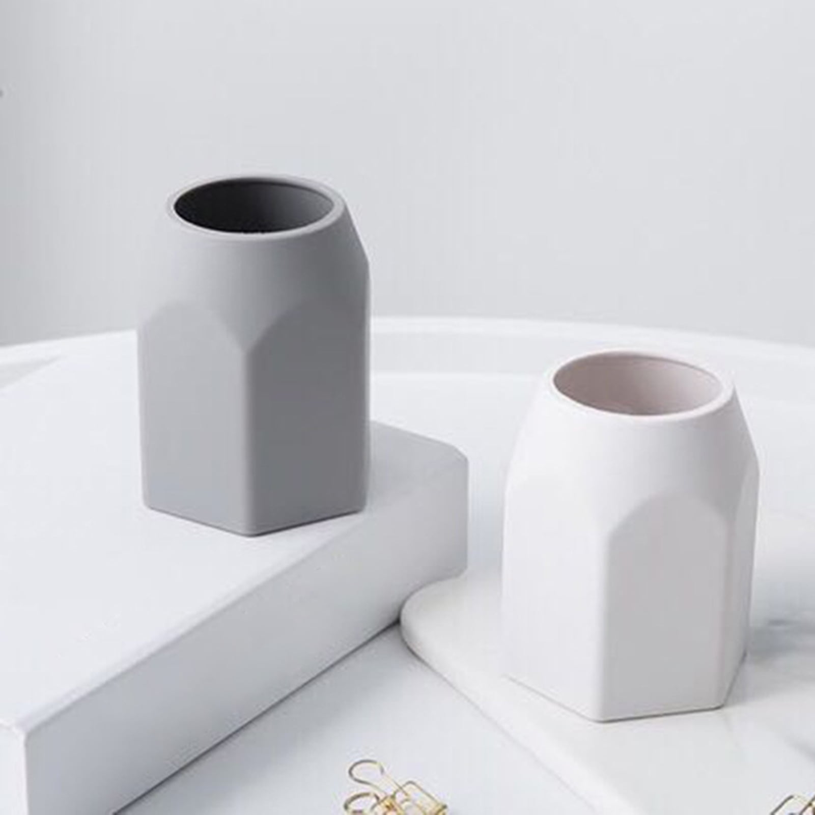 SPRING PARK Silicone Pencil Holder Pen Cup Pot Large Capacity ...