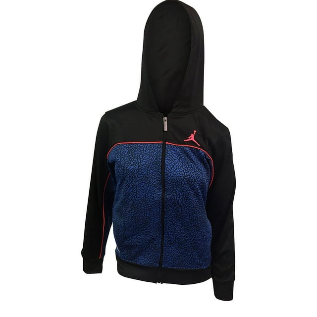 Jordan Big Boys' Therma-fit Camo Printed Full-zip Jacket (Black/Sport ...