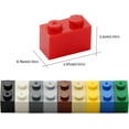 1x2 Bricks Bulk 450 Pieces Multicolored Classic Basic Parts Building ...