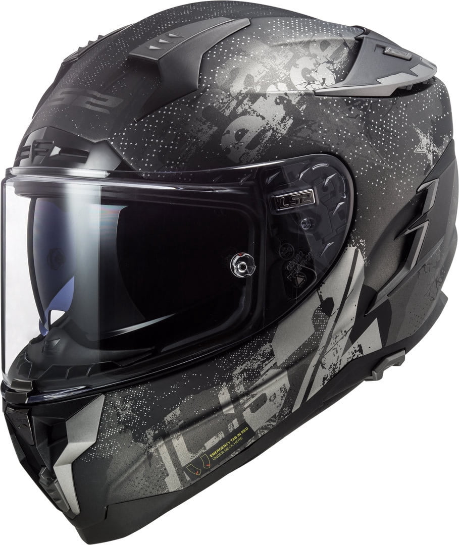 LS2 Challenger GT Flex FF327 Motorcycle Helmet Black - Walmart.com