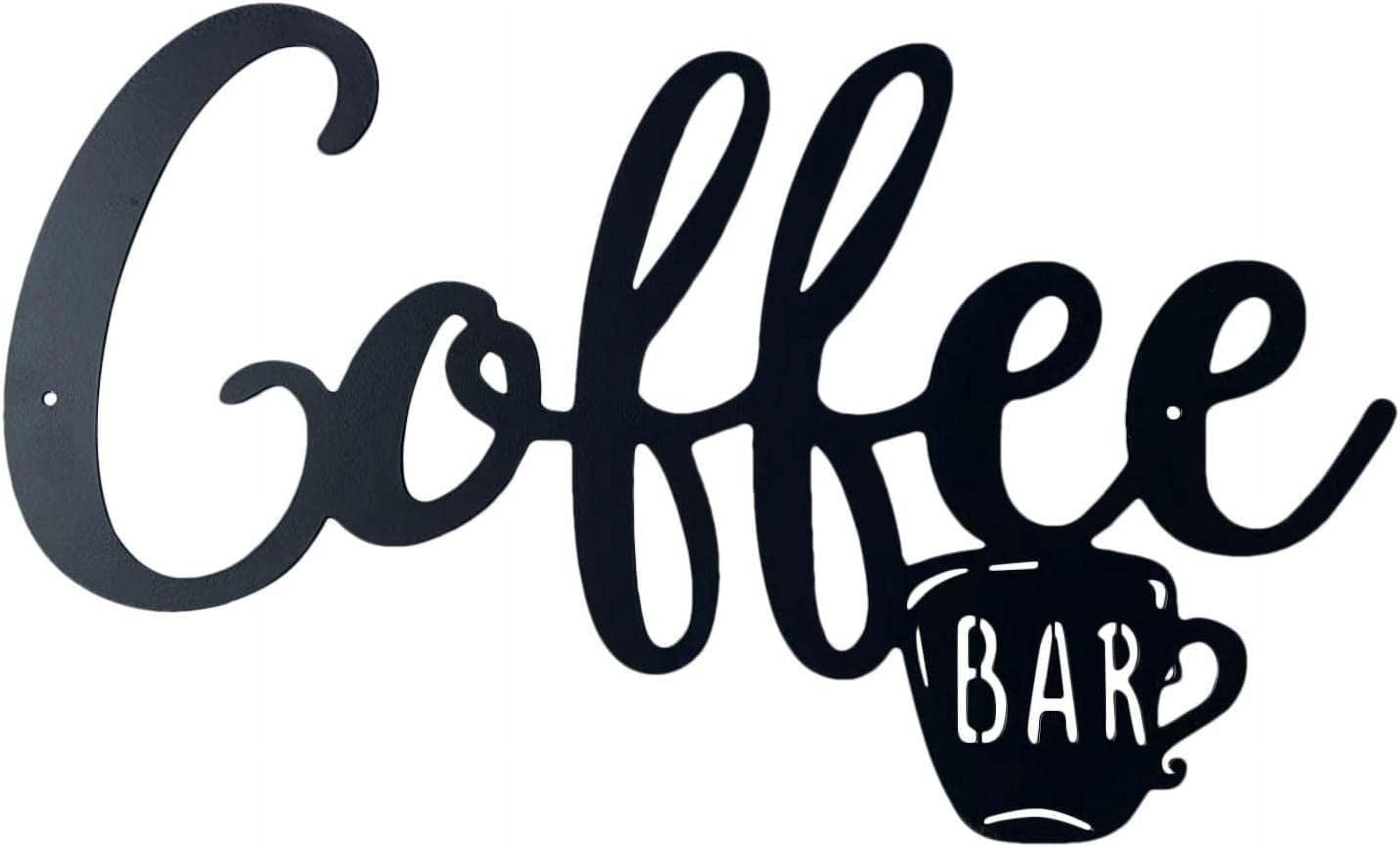 Letrero colgante de metal, letrero con letras recortadas para estación ...