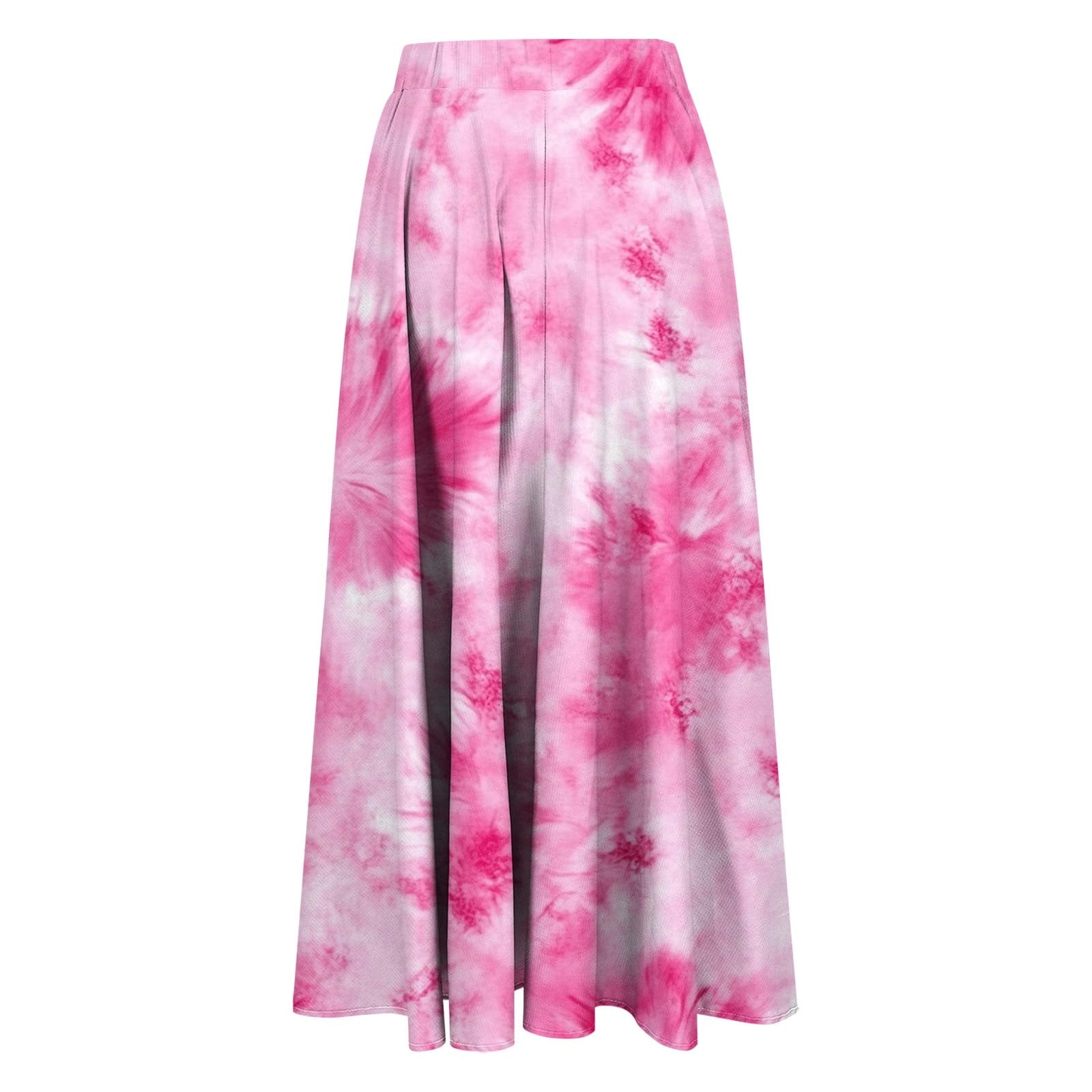 Click here for Amzcrzy Skirts For Women Trendy Flowy Elastic Wais... prices
