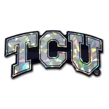 TCU Horned Frogs Logo 3D Chrome Auto Decal Sticker NEW Truck Car Rico ...