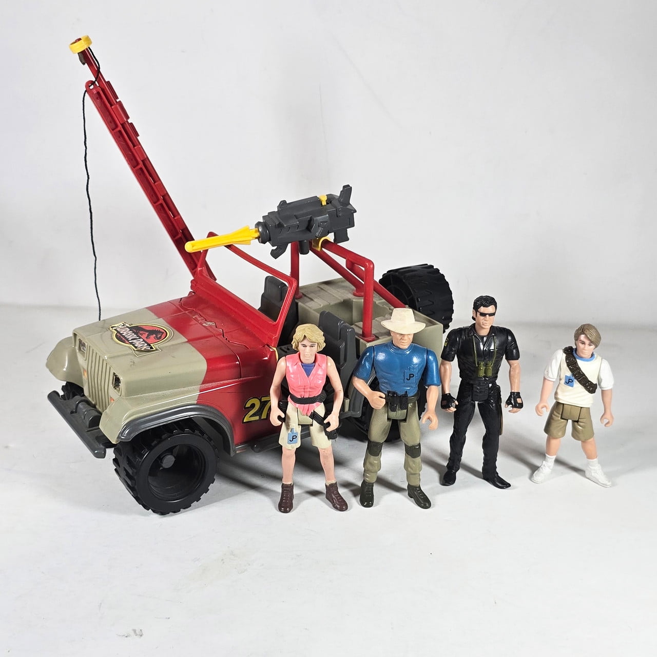 Open Box Vintage 1993 Kenner Jurassic Park Bush Devil Tracker Jeep 100% ...