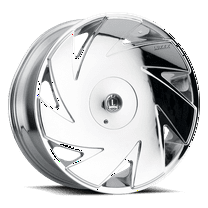 LUXXX ALLOYS 21" Chrome Wheel 22x9.5 inch 5 Lug, Silver for Dodge Ram ...