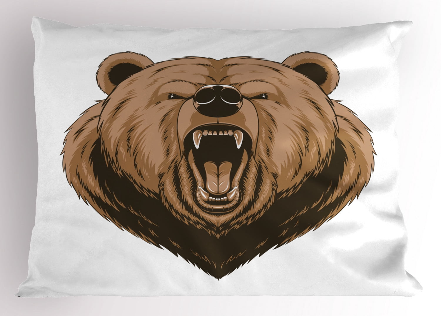 Scary Brown Bear Cartoon
