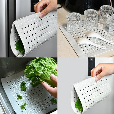 iDesign InterDesign 36701 Sink Divider Mat, White - Walmart.com