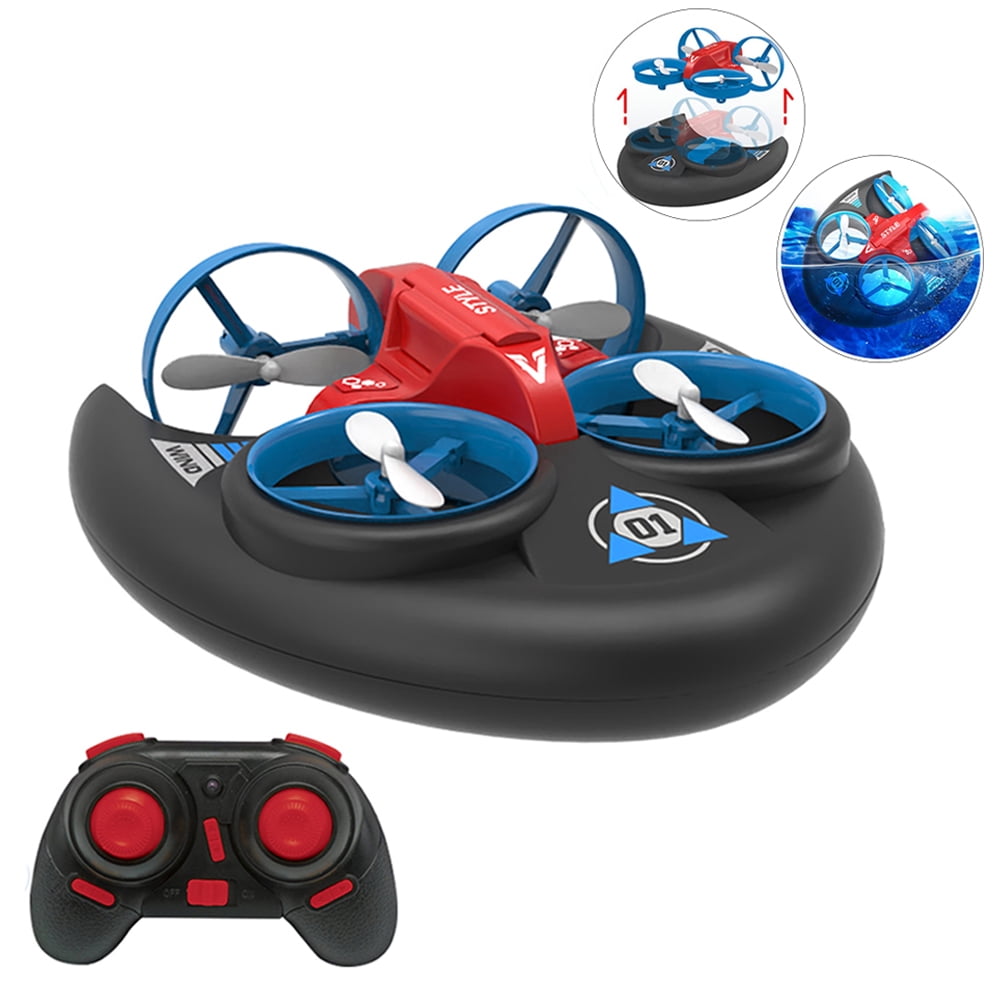JJRC H101 Mini RC Drone Helicopter 3-in-1 Hovercraft Aircraft Boat RC ...
