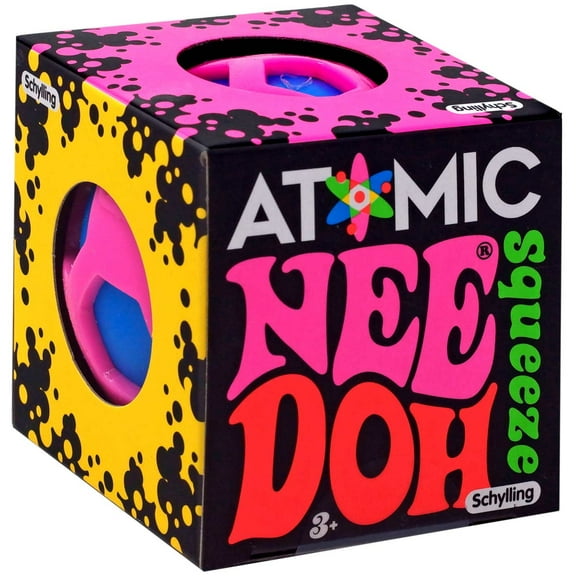 Schylling Snowball (NeeDoh) Crunchy, Squishy, Squeezy, Stretchy Stress Balls Gift Set Bundle - 2 ...