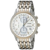 CITIZEN Women's Eco-Drive World Chronograph A-T Atomic Watch FC5006-55A ...