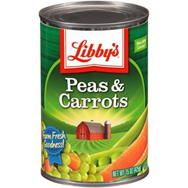 Libby's Peas & Carrots, 15 Ounce Cans, Quantity of 12 - Walmart.com