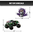 Monster Jam Grave Digger Decals - Set of 7 Grave Digger Monster Truck ...