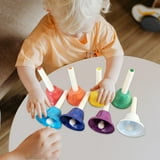 Kokiya 8 Note Diatonic Metal Hand Bells Set Musical Instrument for Kid ...