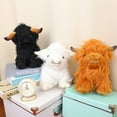Sunwanar Easter Highland Cows Stuffed Animal Scottish Cow Yak Plush ...