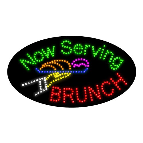 Now Serving Brunch-LED Dots Sign Made in USA - Walmart.com