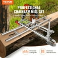 Portable Chainsaw Mill Kit with 14-36 Inch Guide Bar, 9ft Aluminum Rail ...