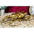 Ebros Large Gold Leaf Resin Giant Stag Wall Sculpture Or Table Decor ...