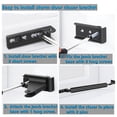 Closing Automatic Door Stopper Bracket Adjustable Speed Positioning ...
