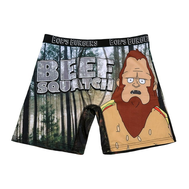 Bob's Burgers Beef Squatch Mens Boxer Briefs - Walmart.com