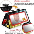 Suorfoxs Tummy Time Mirror, Infant Development Toys, High Contrast ...