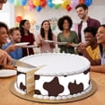 3 pcs Cow Print Pattern Cake Strips Edible birthday cake strips, cake ...