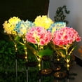 TINGXIN Led Artificial Hydrangea Blue Twinkling Tree Garden Light for ...