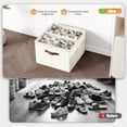 2 Pack Shoe Organizer For Closet Clear Foldable Storage Containers ...